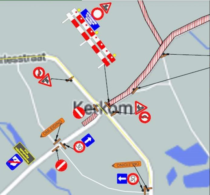 Bijkomende kleine omleiding Kerkomsesteenweg | Boutersem | hln.be