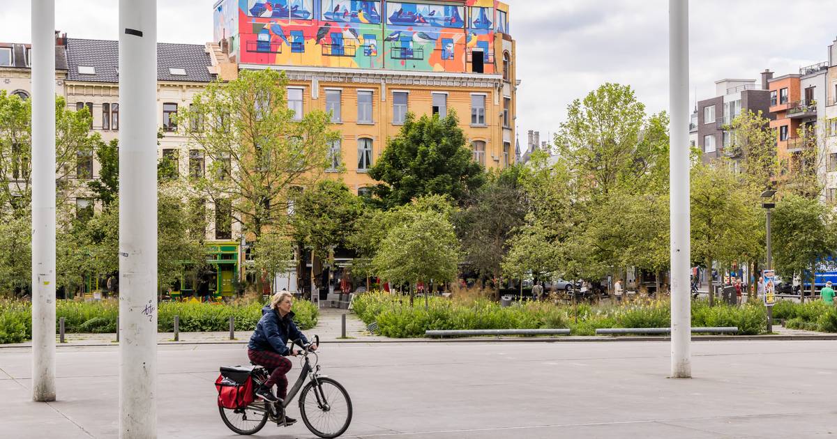 Streetartproject siert Theaterplein | Antwerpen | hln.be
