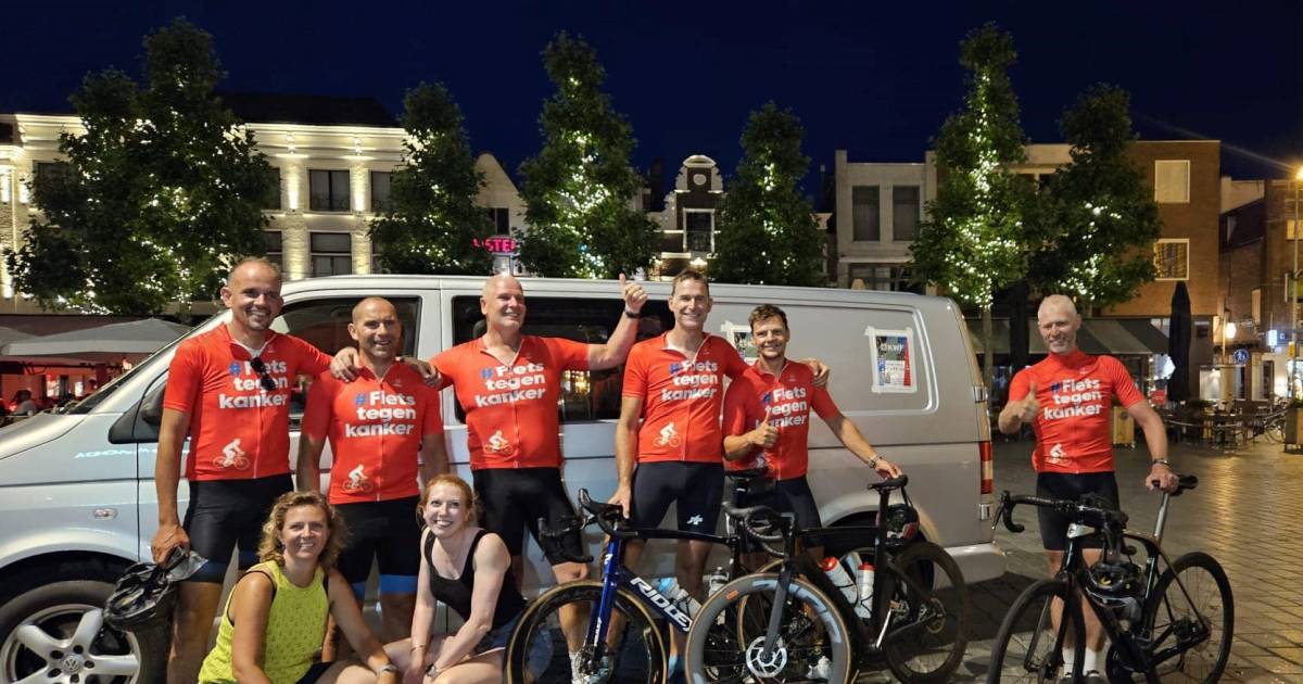Zeeuwse vrienden fietsen zeven mille voor KWF bij elkaar met tocht van ...