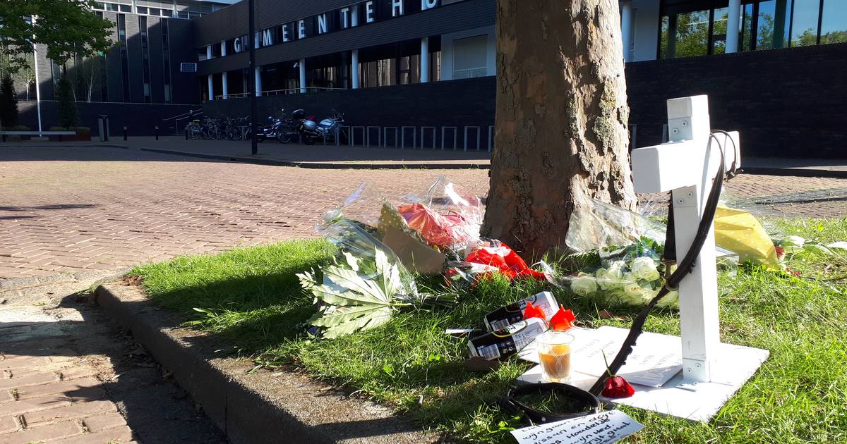 Gedenkplek Arie den Dekker bij gemeentehuis Oss geruimd, familie boos ...