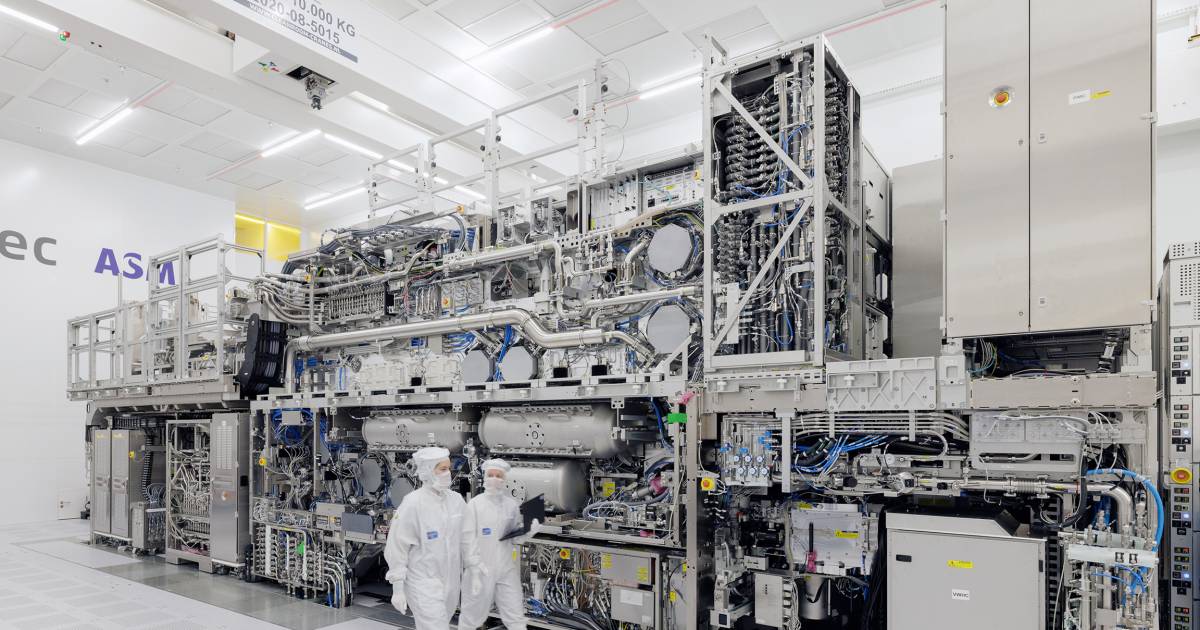 Nieuwe proeflijn met ASML-machine bij Imec in Leuven stap verder | Veldhoven | ed.nl