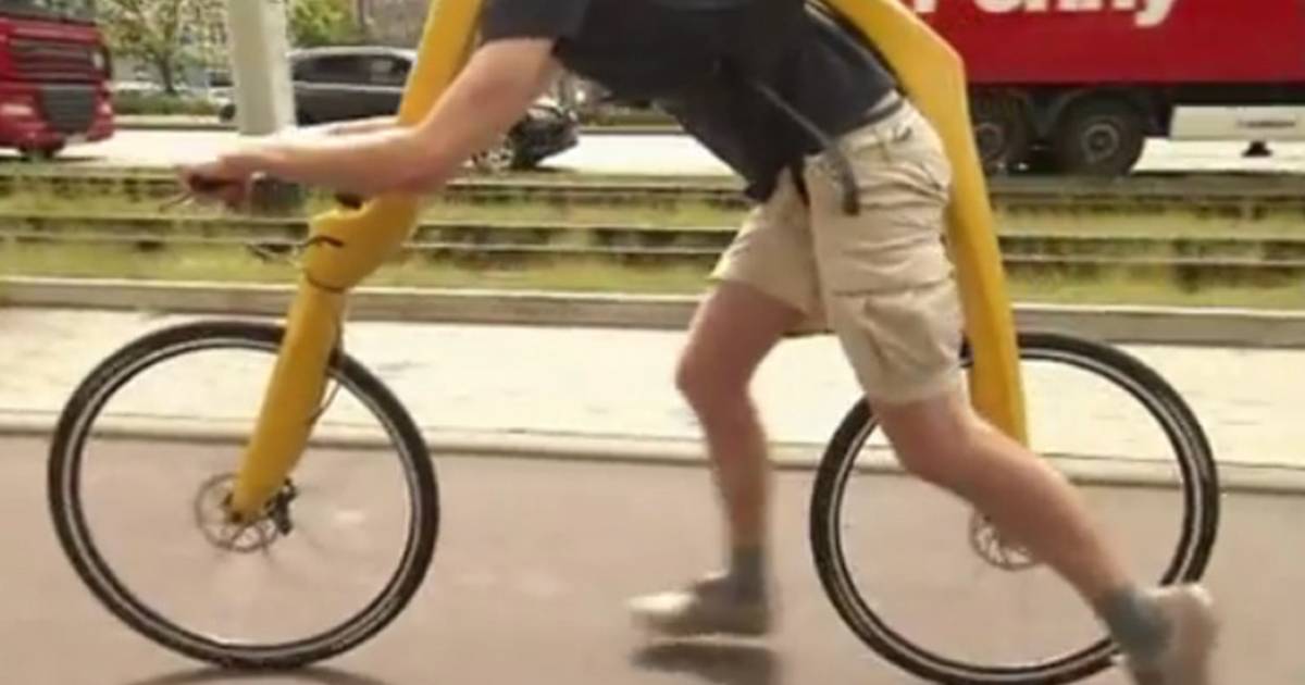 Le Fliz Bike, le vélo suspendu | Insolite | 7sur7.be