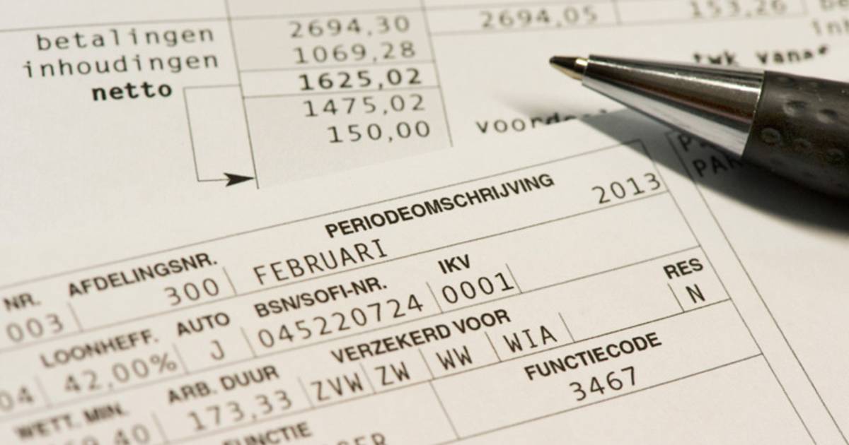 Eerste loonstrook dit jaar beetje 'verraderlijk' | Economie | AD.nl