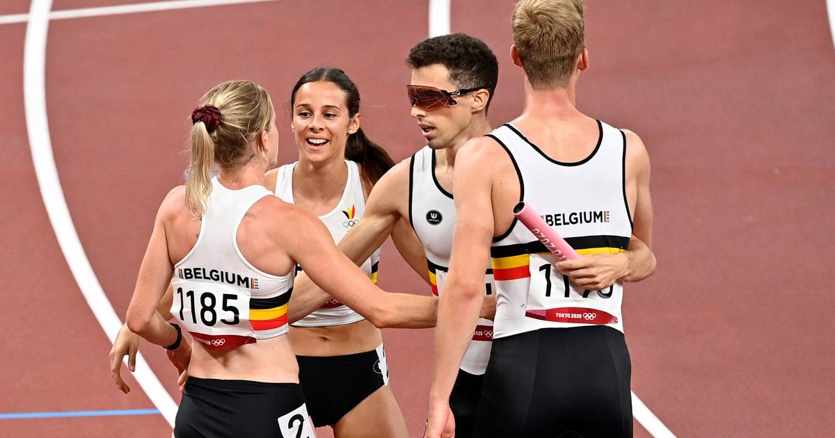Le relais 4x400m mixte se hisse en finale avec un record de Belgique ...