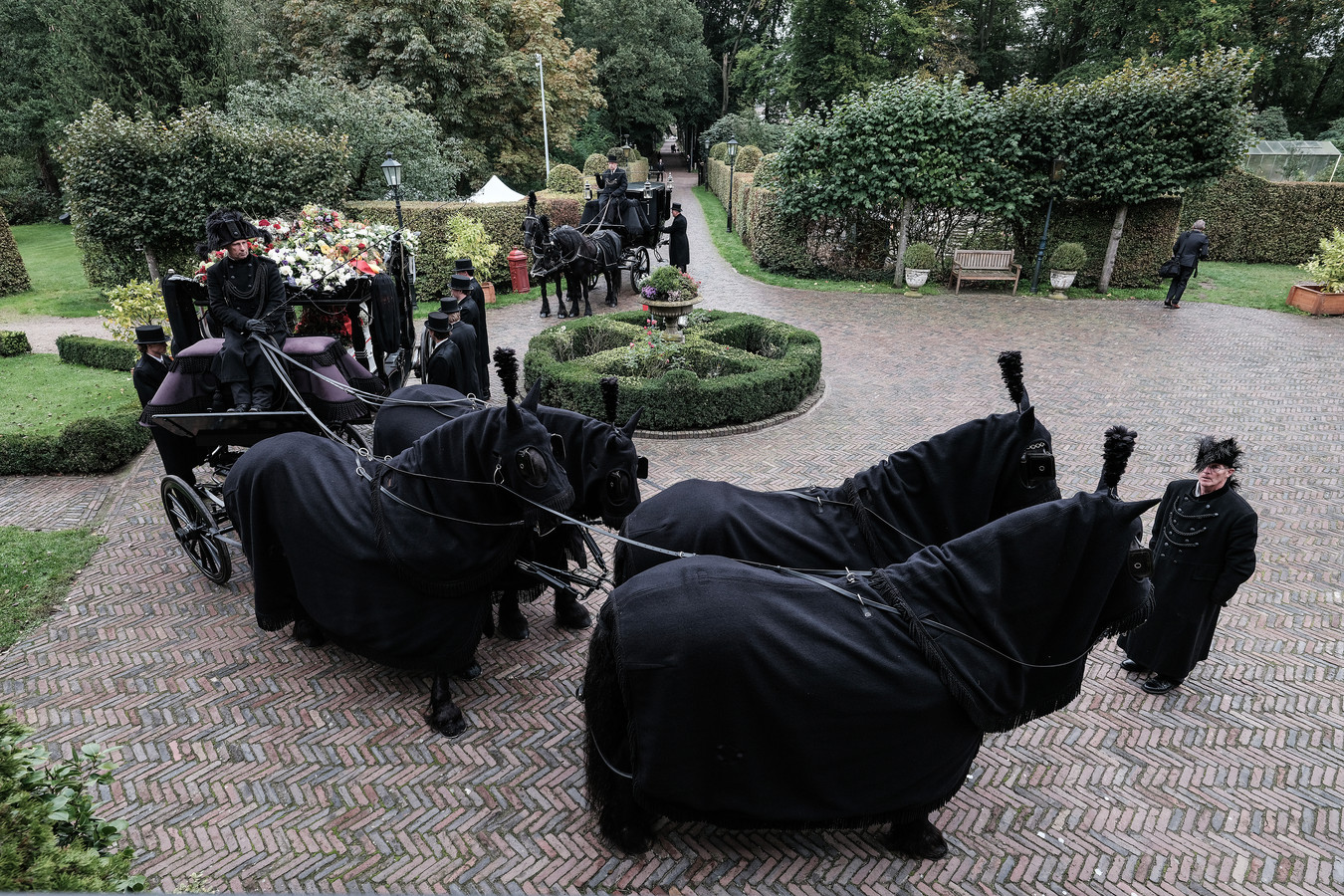 Friese paarden en dominee die koningspaar trouwde, vervolmaken uitvaart ...