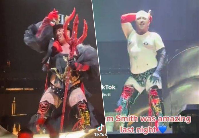 Sam Smith sous le feu des critiques pour ses tenues de scène excentriques: “Satanique et ...