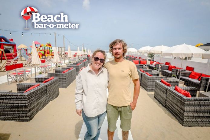 BEACHBAR(-O-METER). Sunset Beach: “Het is leuk dat onze zoon Lowie hier ...