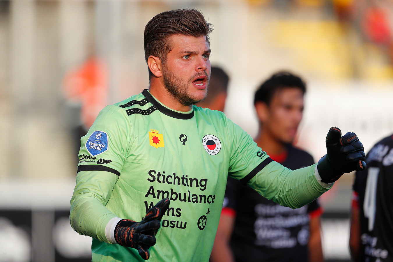 Doelman Stijn van Gassel is de uitblinker van de eerste speelronde ...