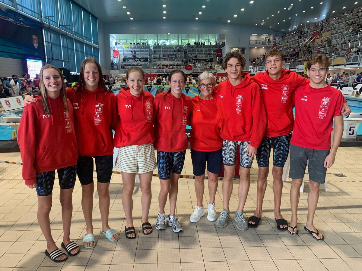 Knalprestaties van jonge zwemmers van HoZT | Foto | hln.be