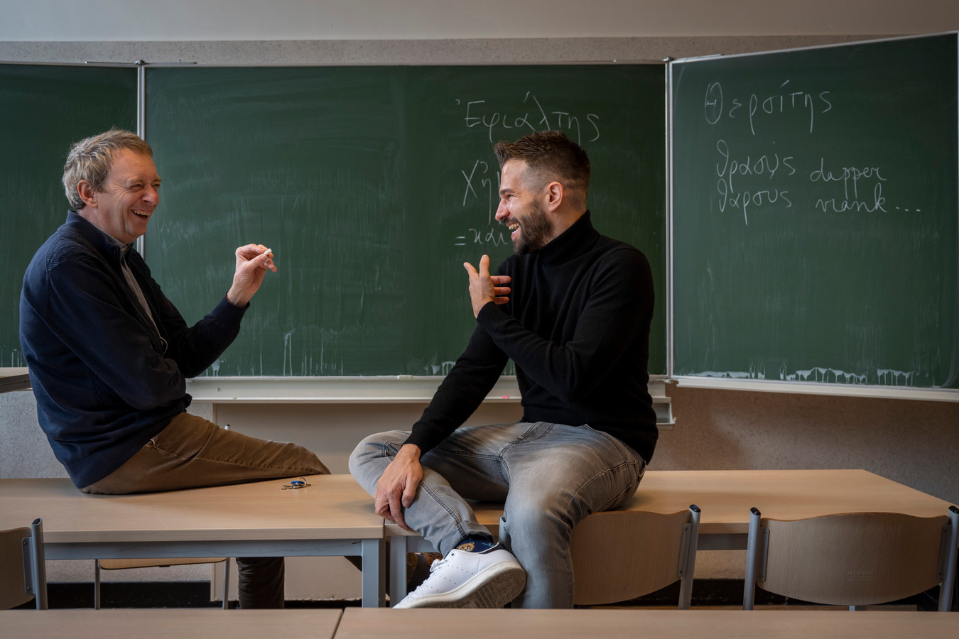 INTERVIEW. UGent-professor Stijn Baert (38) en zijn leraar Grieks Alain ...