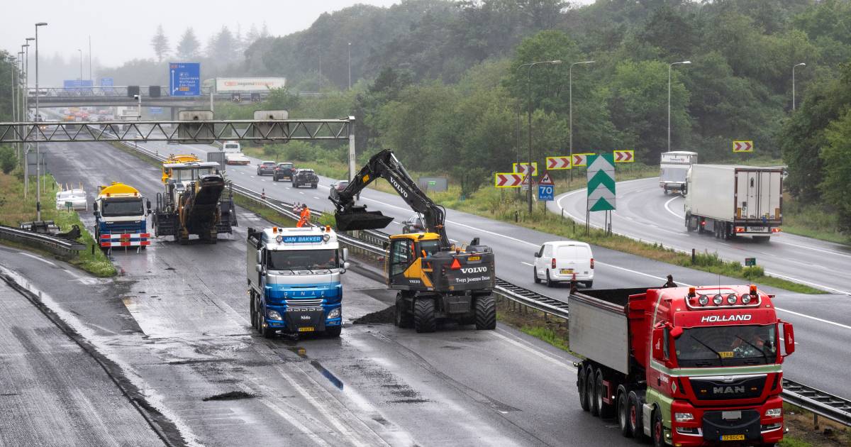 Zware regenbuien bedreigen monsterklus op A12: ‘Misschien op ander ...