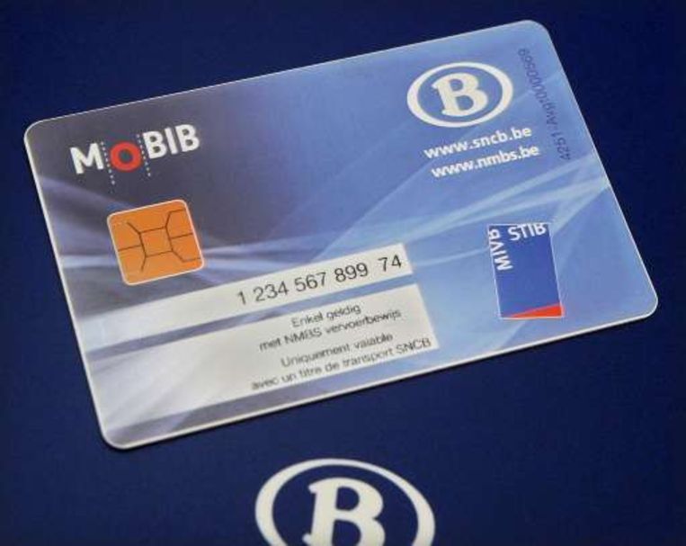 Met MoBIB-chipkaart kan je terecht op netten NMBS/MIVB | De Morgen