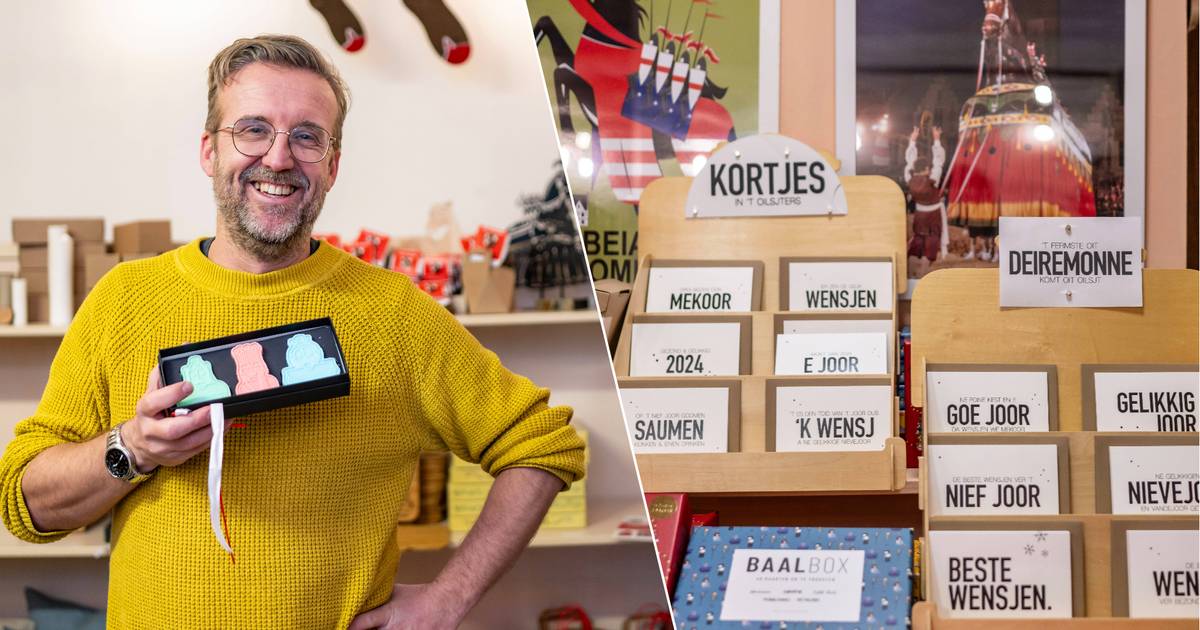 Zeepjes van het Ros Beiaard, maar ook wenskaarten in het Oilsjters, ze ...