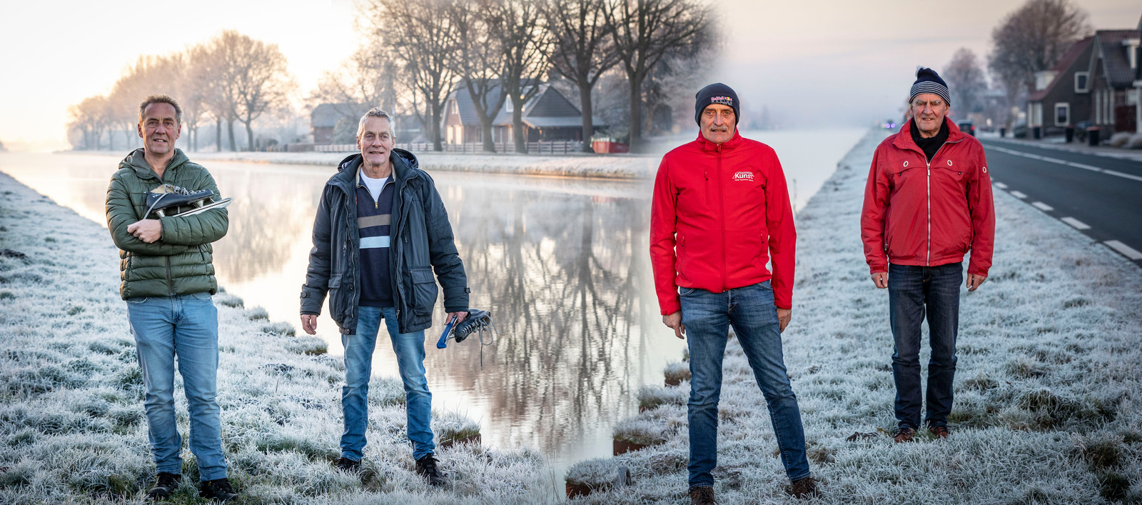 De Vier van Daarlerveen: de broers Kunst schaatsten allemaal mee in de ...