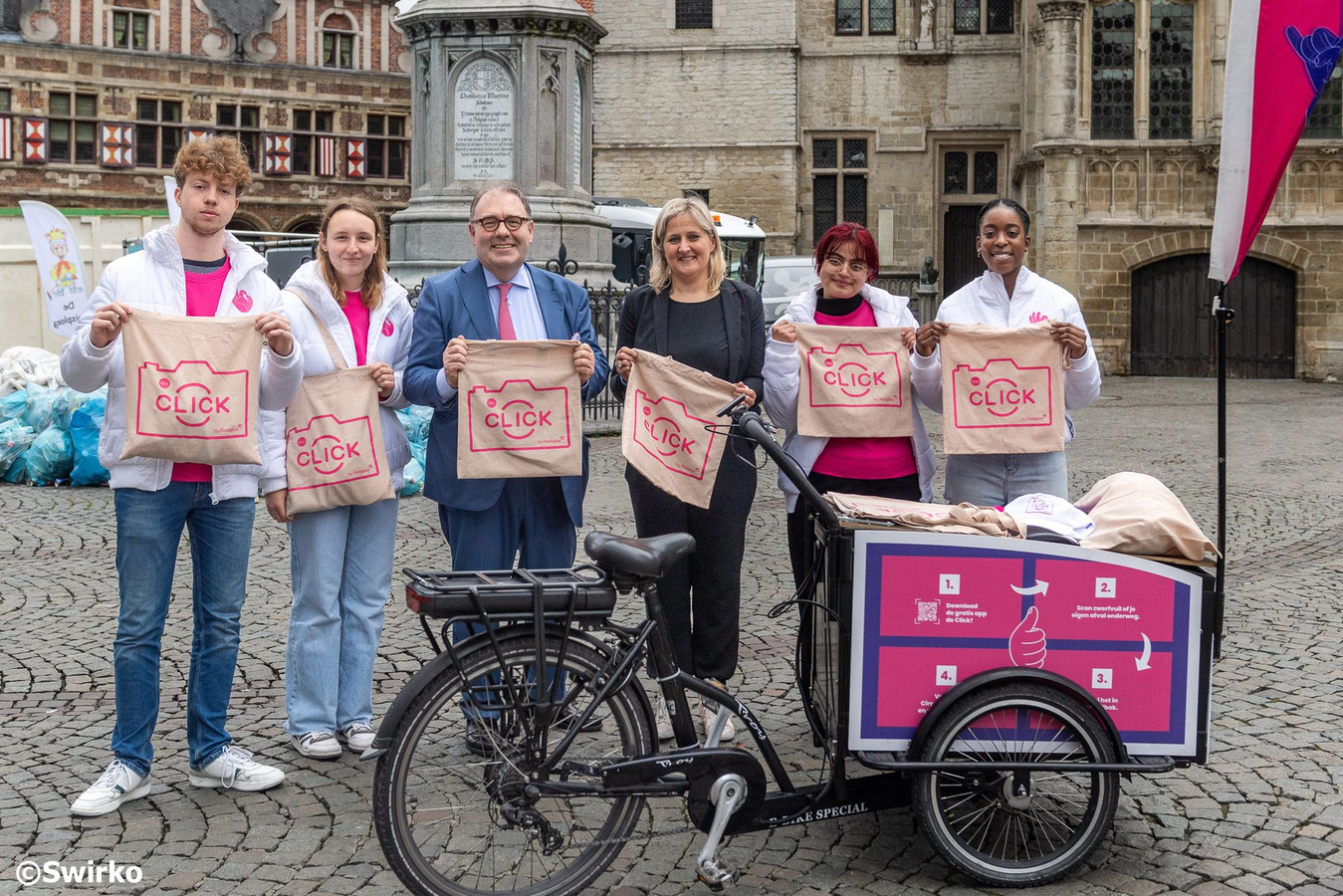 ‘Maak de click’ vanaf nu ook in Aalst: “Gooi afval in de vuilbak en win ...