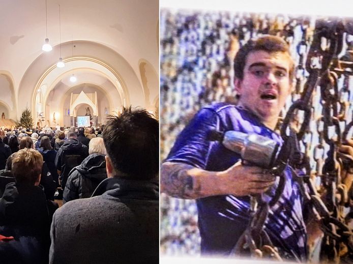 Honderden vissers, familieleden en vrienden nemen afscheid van Michael ...