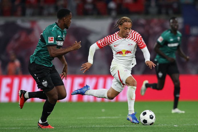 Xavi Simons helpt RB Leipzig met eerste goal en assists in Bundesliga ...