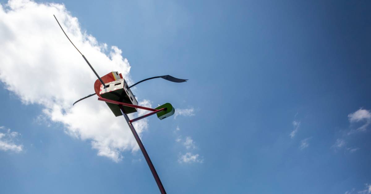 Best is een 15 meter hoog kunstwerk van Auke de Vries rijker | Cultuur ...