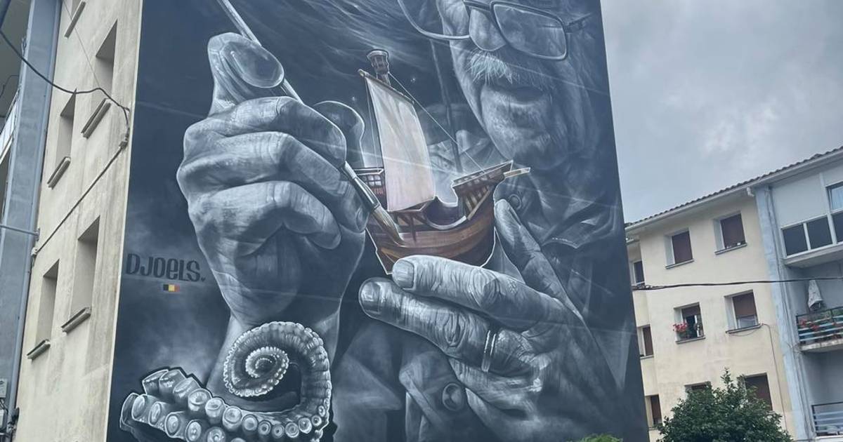 Imposant werk van Egemse graffitikunstenares Djoels in de running voor ...