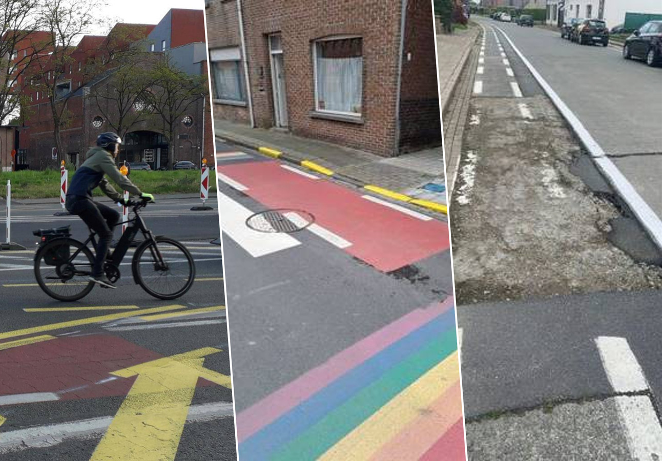 Lezers stuurden deze opmerkelijke foto's van "fietspaden" in... | Foto ...