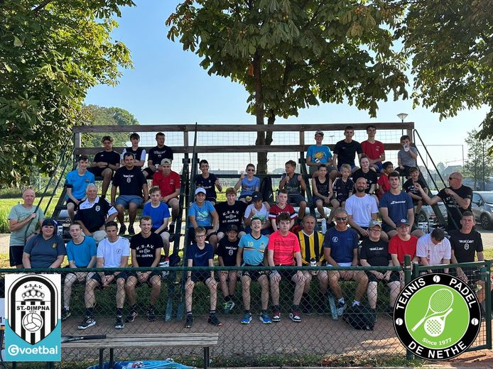 G-voetballers van KSAV Sint-Dimpna krijgen initiatie tennis en padel ...