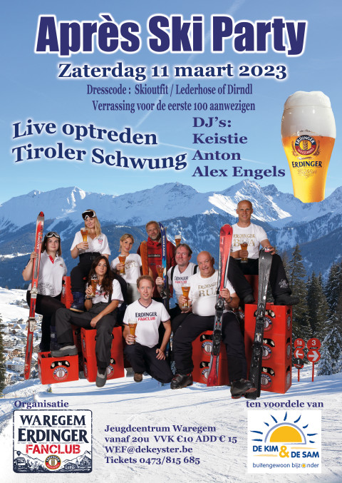Waregem Erdinger Fanclub organiseert nieuwe editie Après Ski Party ...