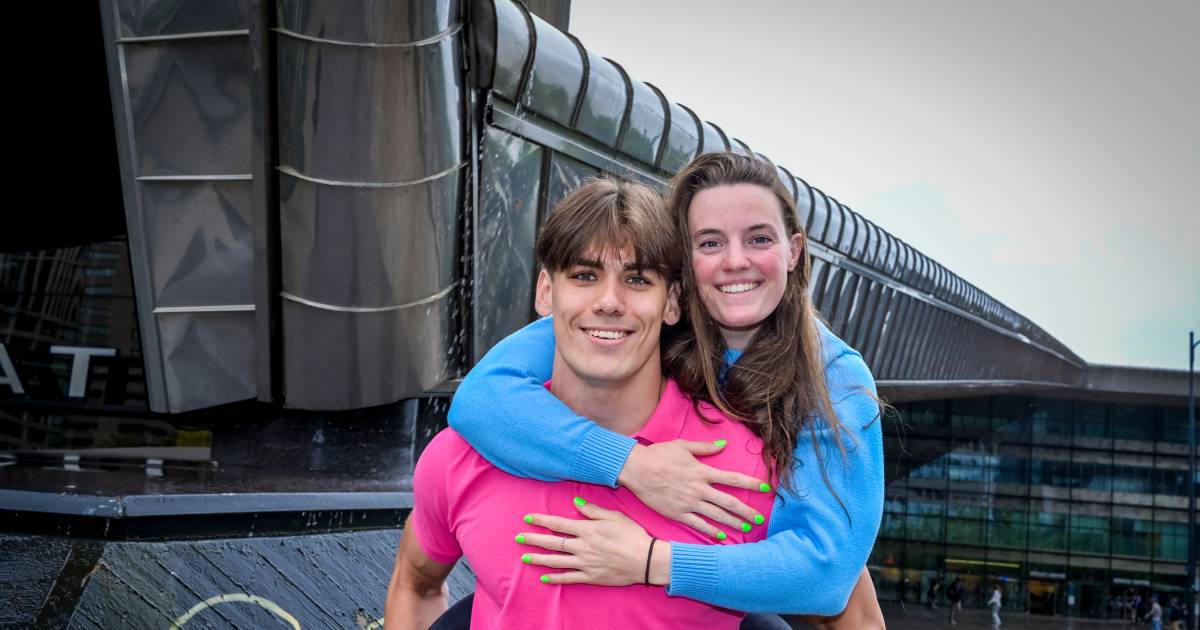 Olympiërs Tessa en Sean snelst zwemmende koppel ter wereld: ‘Oh nee, ga ...