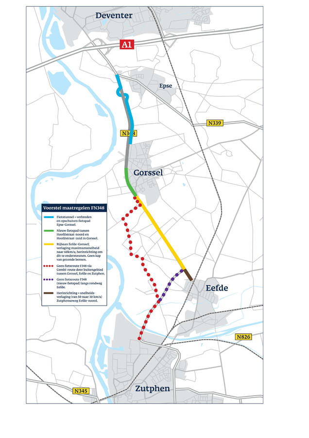 Na jaren van uitstel wordt gevaarlijke weg tussen Deventer en Zutphen ...