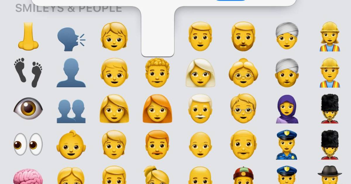 De eeuwige discussie over gelijke representatie in emoji | Tech | AD.nl