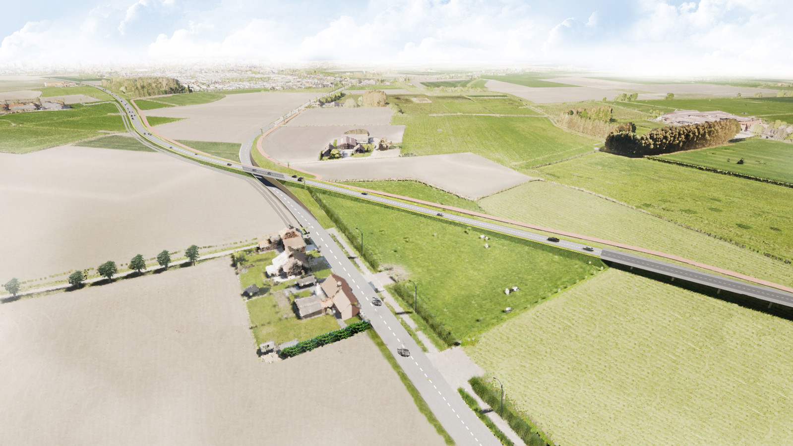 Vaste brug over de vaart en nieuwe weg moeten zorgen voor een betere ...