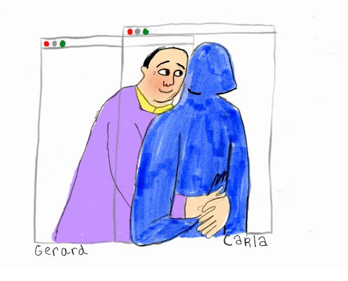 Carla reed meteen naar haar match van de datingsite: ‘Ik voelde dat ik ...