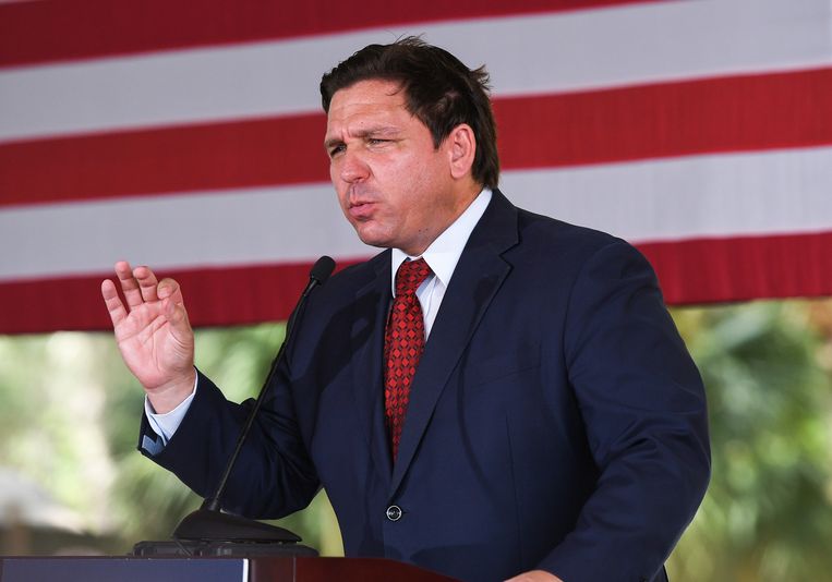 Ron DeSantis, gouverneur van Florida, is de grote uitdager van Trump ...