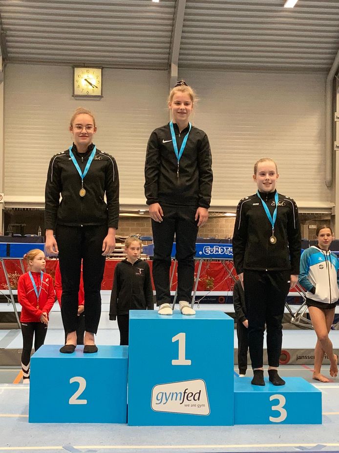 Koninklijke Turnkring Aalst pakt 11 medailles op Oost-Vlaams kampioenschap tumbling | Aalst | hln.be