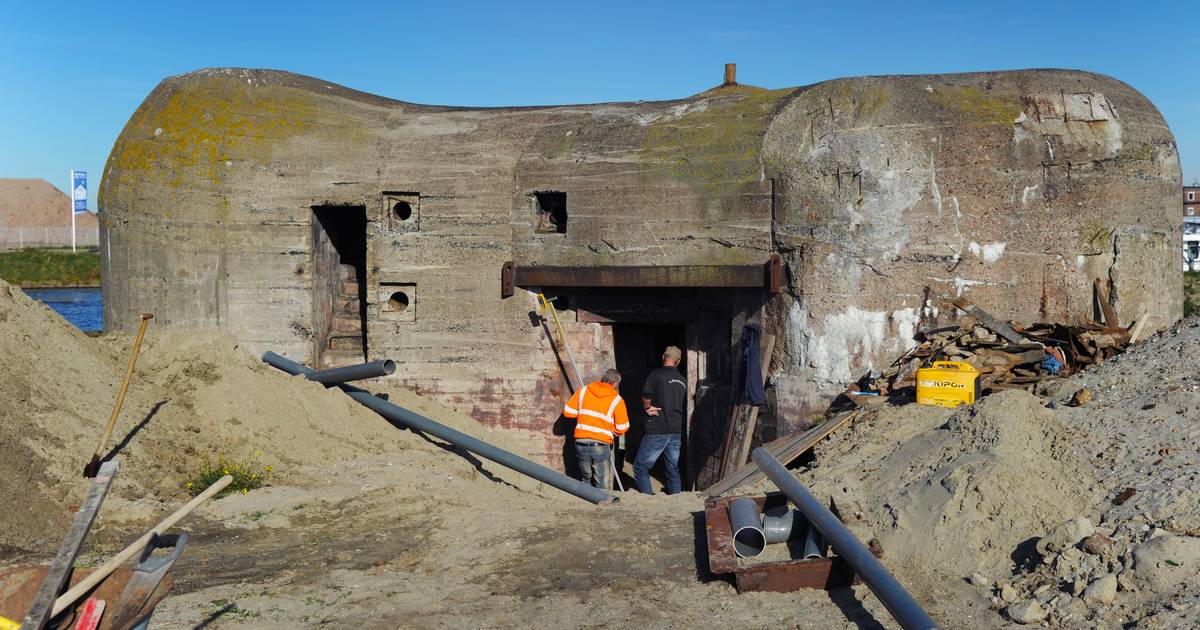 Vanuit deze bijzondere bunker in Vlissingen schoten de Duitsers op ...