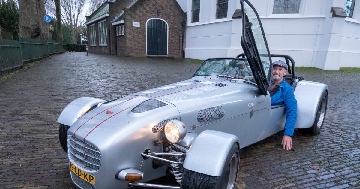 Rob (72) bouwde zelf een auto, deed 'm weg en kocht een Donkervoort ...