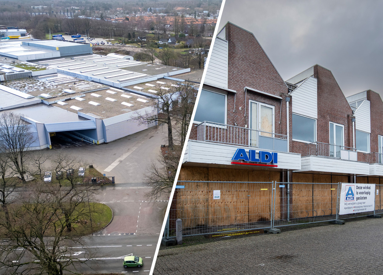 Verwoeste supermarkt keert met noodwinkel terug in Apeldoorn | Foto ...