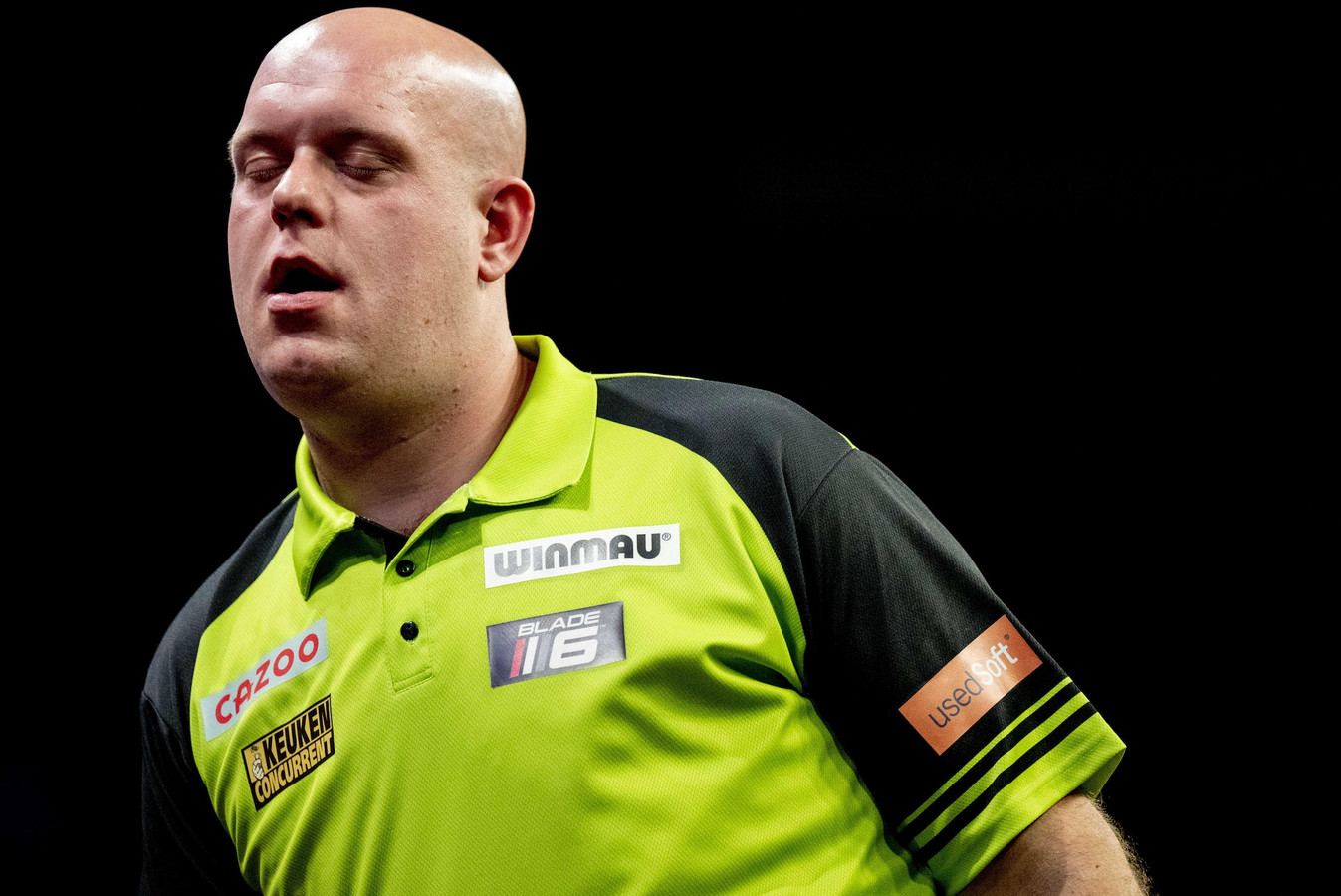 Van Gerwen krijgt negendarter voor de kiezen van supertalent Josh Rock ...
