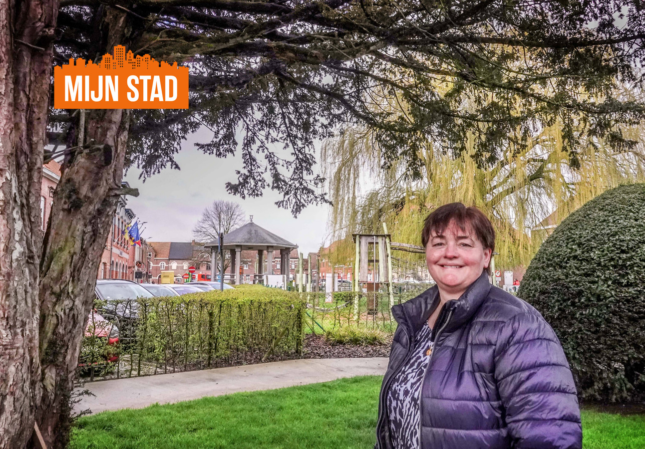 MIJN STAD. Carine Delporte (55), echtgenote van burgemeester Sandy ...