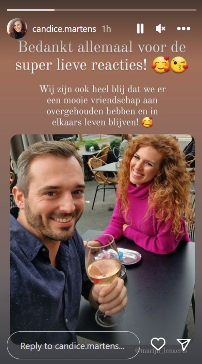 Candice en Marijn uit ‘Blind getrouwd’ spreken nog wél samen af als ...