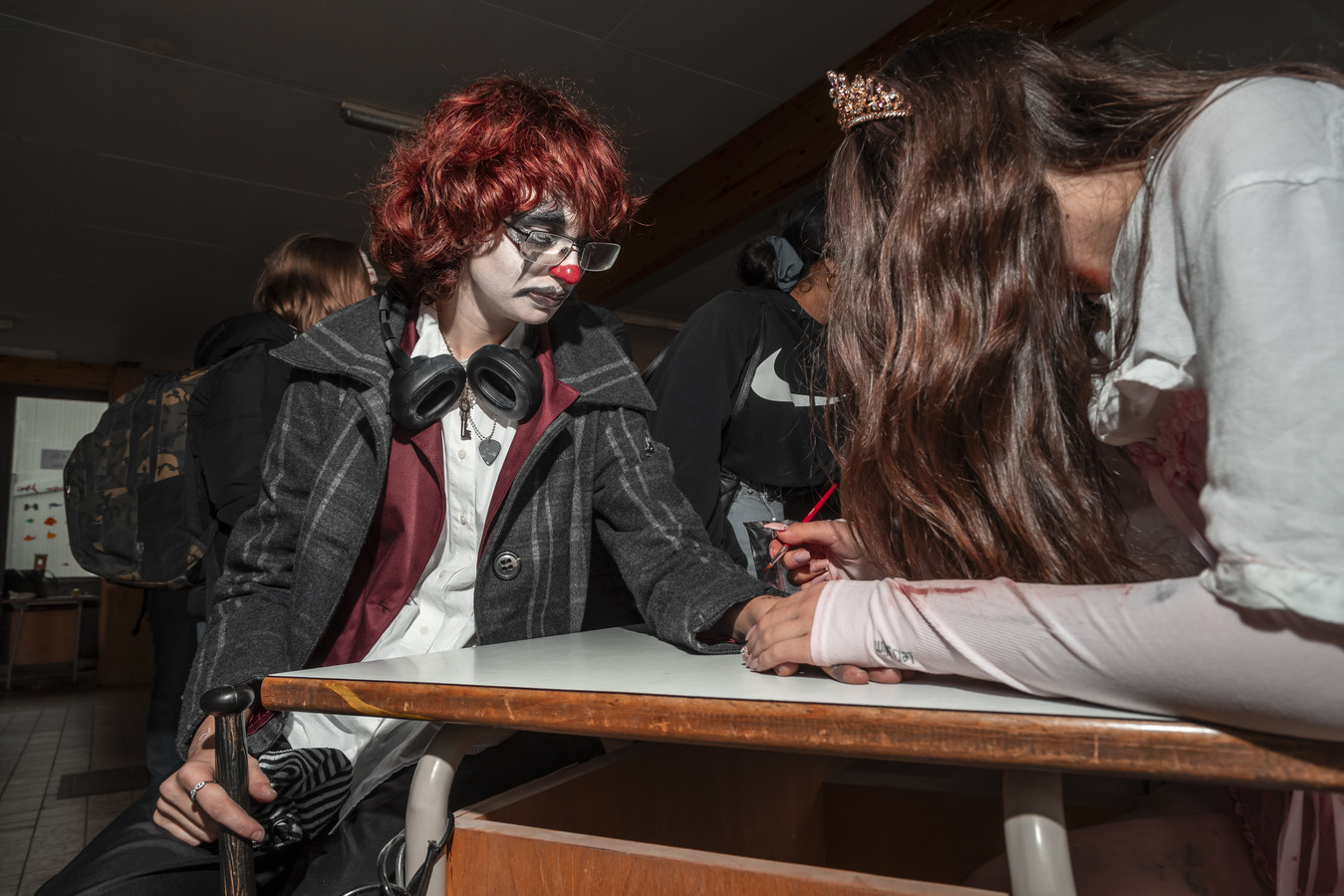 Halloween in Ensorinstituut Oostende: “Er was een beloning voor de leerlingen die ons lieten ...