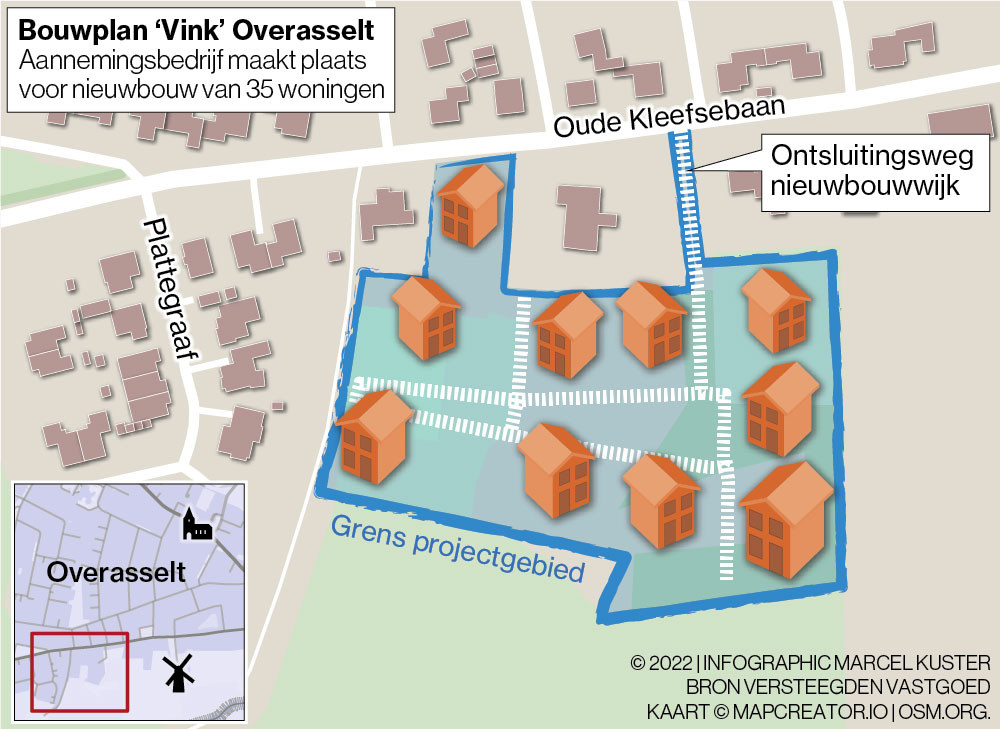 Heumen zit niet te wachten op een nóg grotere wijk in Overasselt | Foto ...