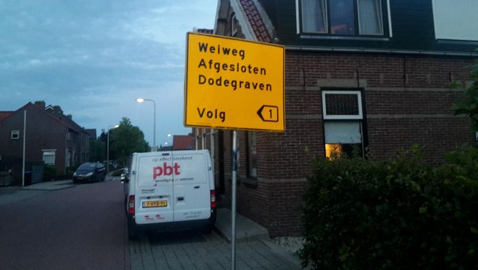 Dodegraven wordt toch weer Bodegraven op omleidingsbord | Groene Hart ...