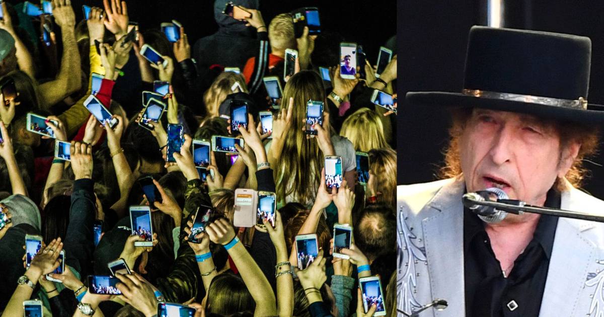 Bob Dylan verbant smartphones uit Afas Live voor zijn optreden | Show ...