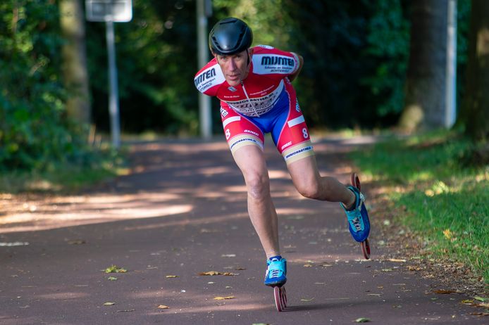 Geen voorzitter meer, maar Rene de Klein laat inline skaten niet los ...