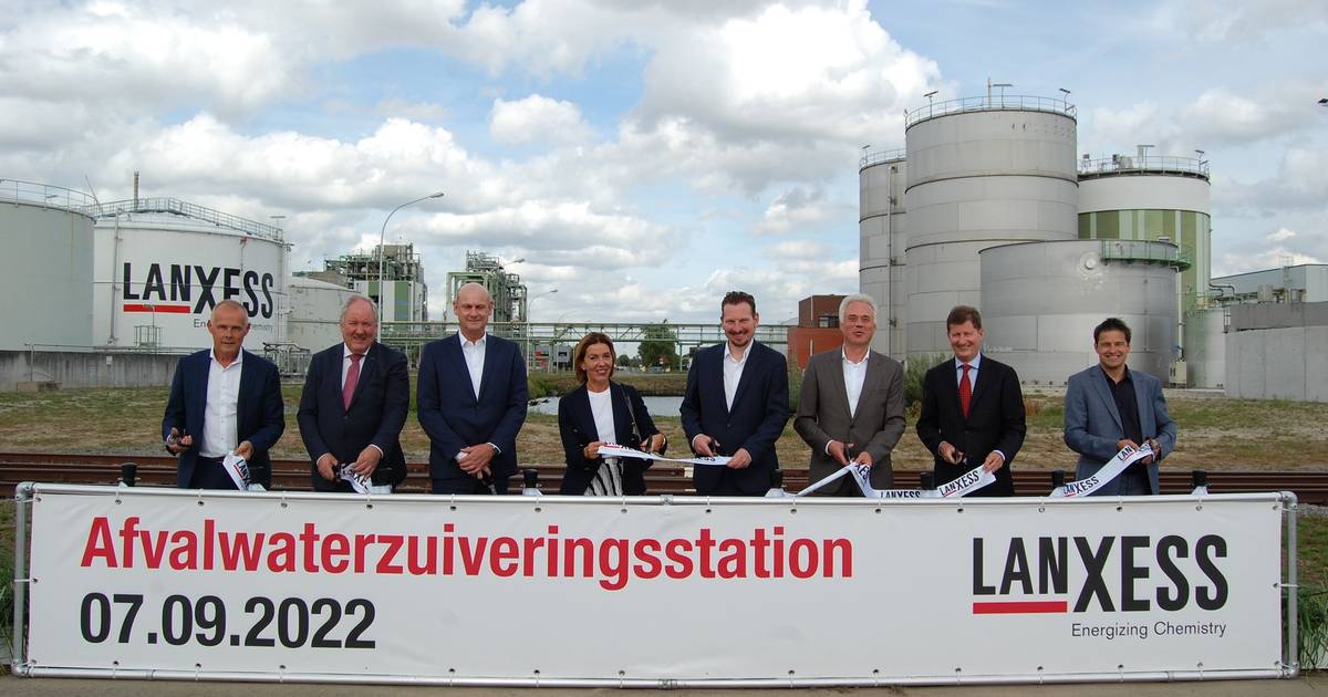 Lanxess kan voortaan 260.000 liter afvalwater per uur zuiveren: “Want ...
