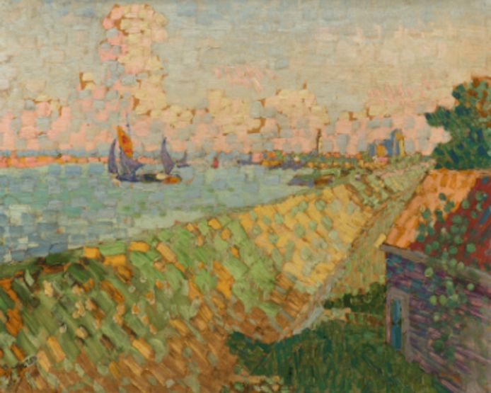 Zeeuws schilderij ‘Gezicht op Veere’ van Jan Toorop wordt geveild ...