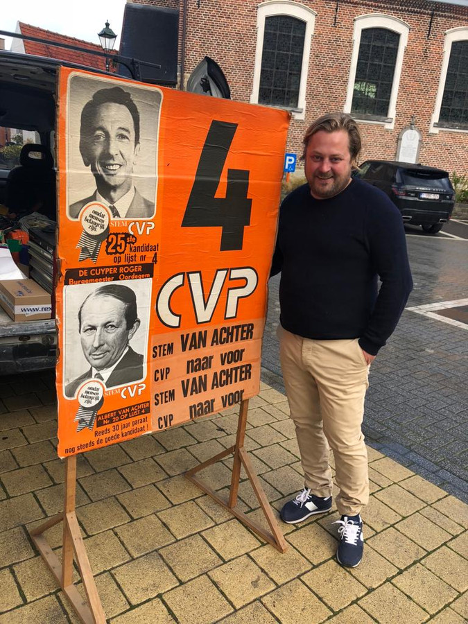 Overal in Smetlede wordt flamboyante makelaar Peter-Jan Matthijs (47) herinnerd aan zijn opa ...