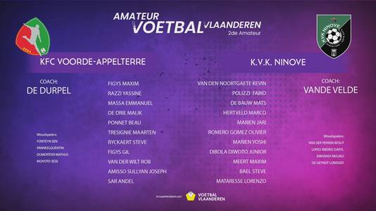 Amateurvoetbal exclusief live op HLN: Voorde-Appelterre vloert leider ...