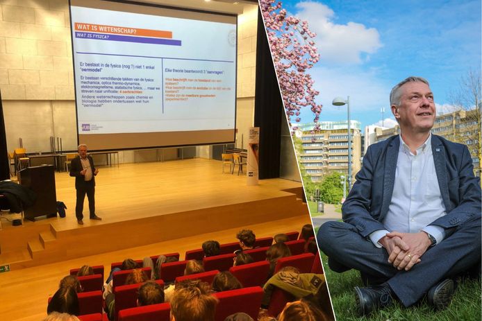 VUB rector Jan Danckaert geeft gastles over kritisch denken aan ...