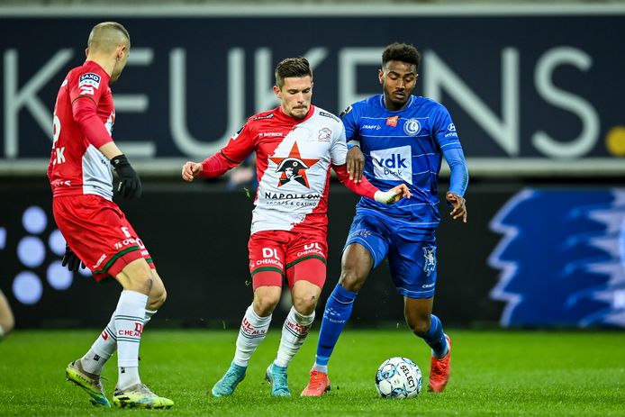 Alessandro Ciranni zaterdag met Zulte Waregem tegen Eupen ...